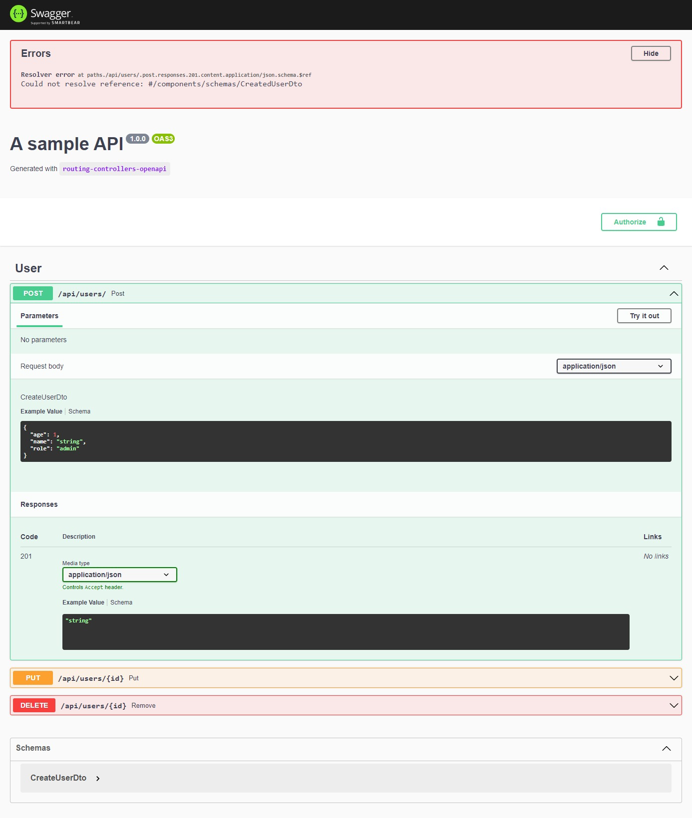 ResponseSchema could not resolved by Swagger · Issue #88 · epiphone/routing-controllers-openapi ...