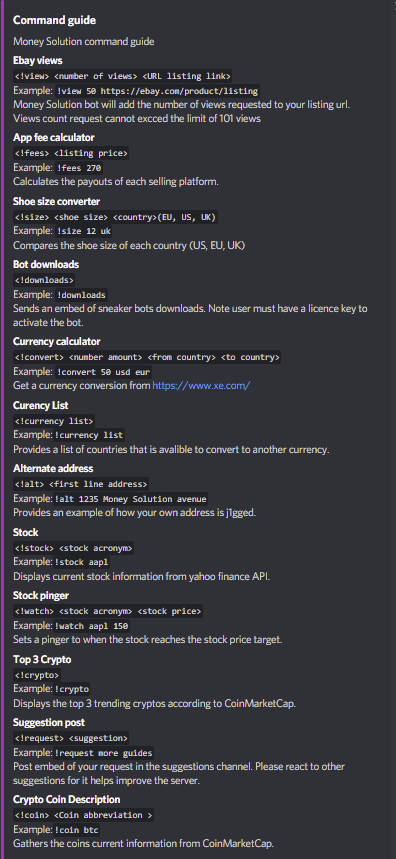 GitHub - chrisscotto79/Discord-commands: Few discord commands I have ...