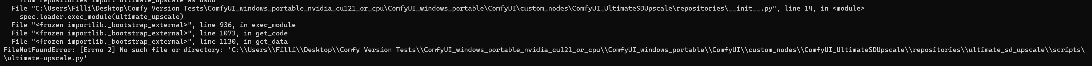 Nodes Not Showing Up · Issue 23 · Ssitu Comfyui Ultimatesdupscale · Github