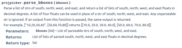Boldface inconsistency in Sphinx outputs · Issue #2 · HuidaeCho/projpicker · GitHub