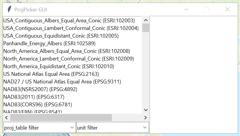 Tkinter GUI missing buttons · Issue #14 · HuidaeCho/projpicker · GitHub