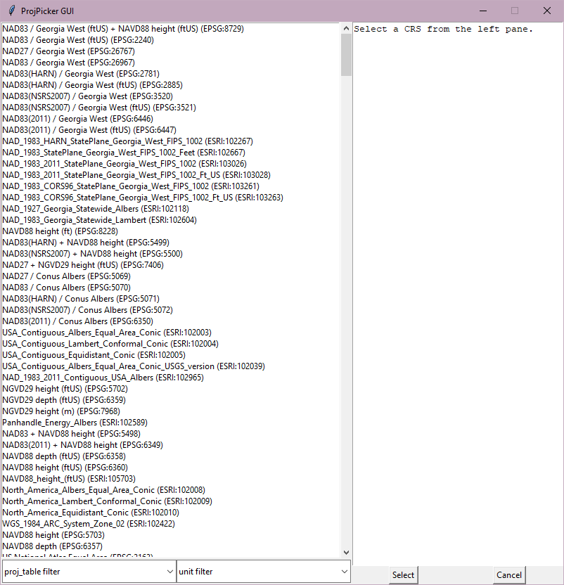 Tkinter GUI missing buttons · Issue #14 · HuidaeCho/projpicker · GitHub