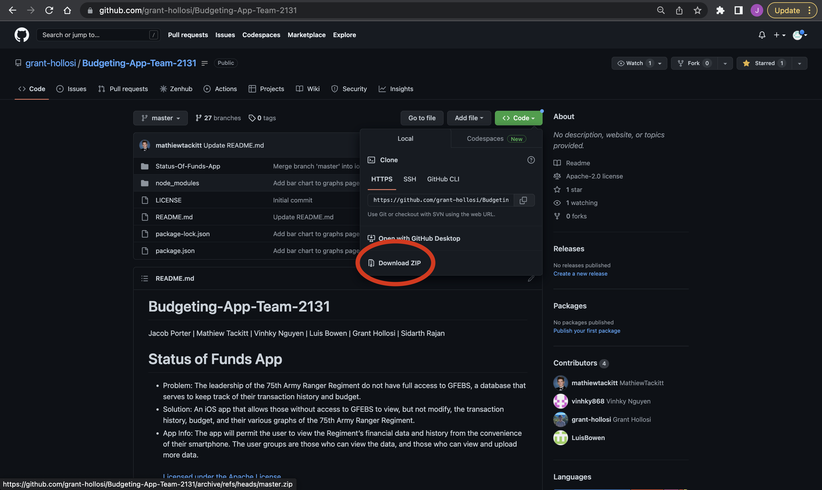 GitHub - grant-hollosi/Budgeting-App-Team-2131