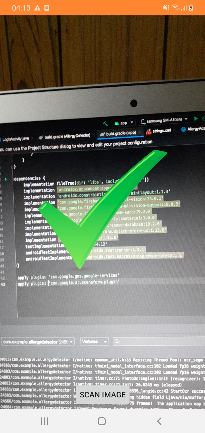GitHub - melvinjohn1864/AllergyDetector: An Android App to check ...