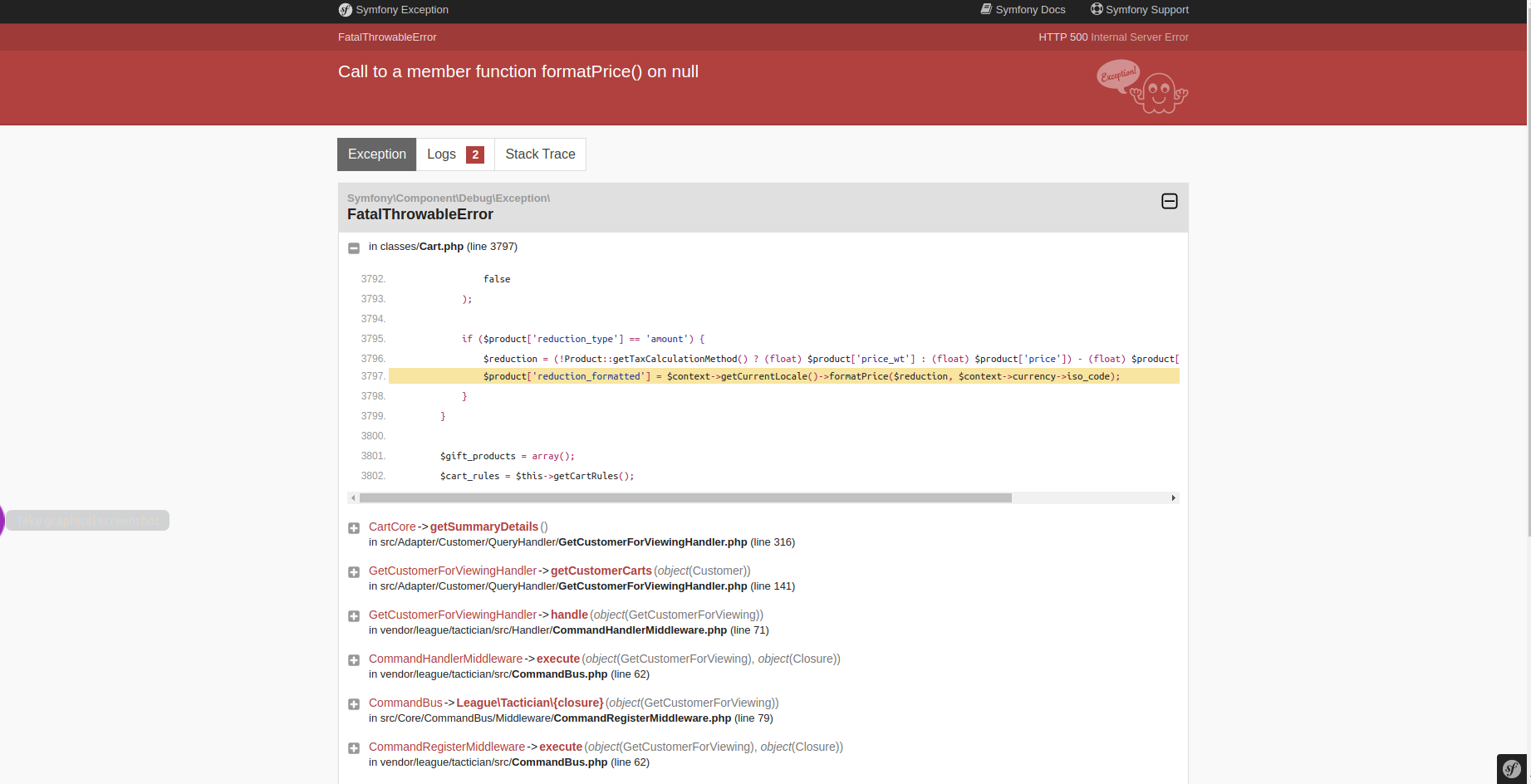 BO Customer Edit : Fatal Error · Issue #16068 · PrestaShop/PrestaShop · GitHub