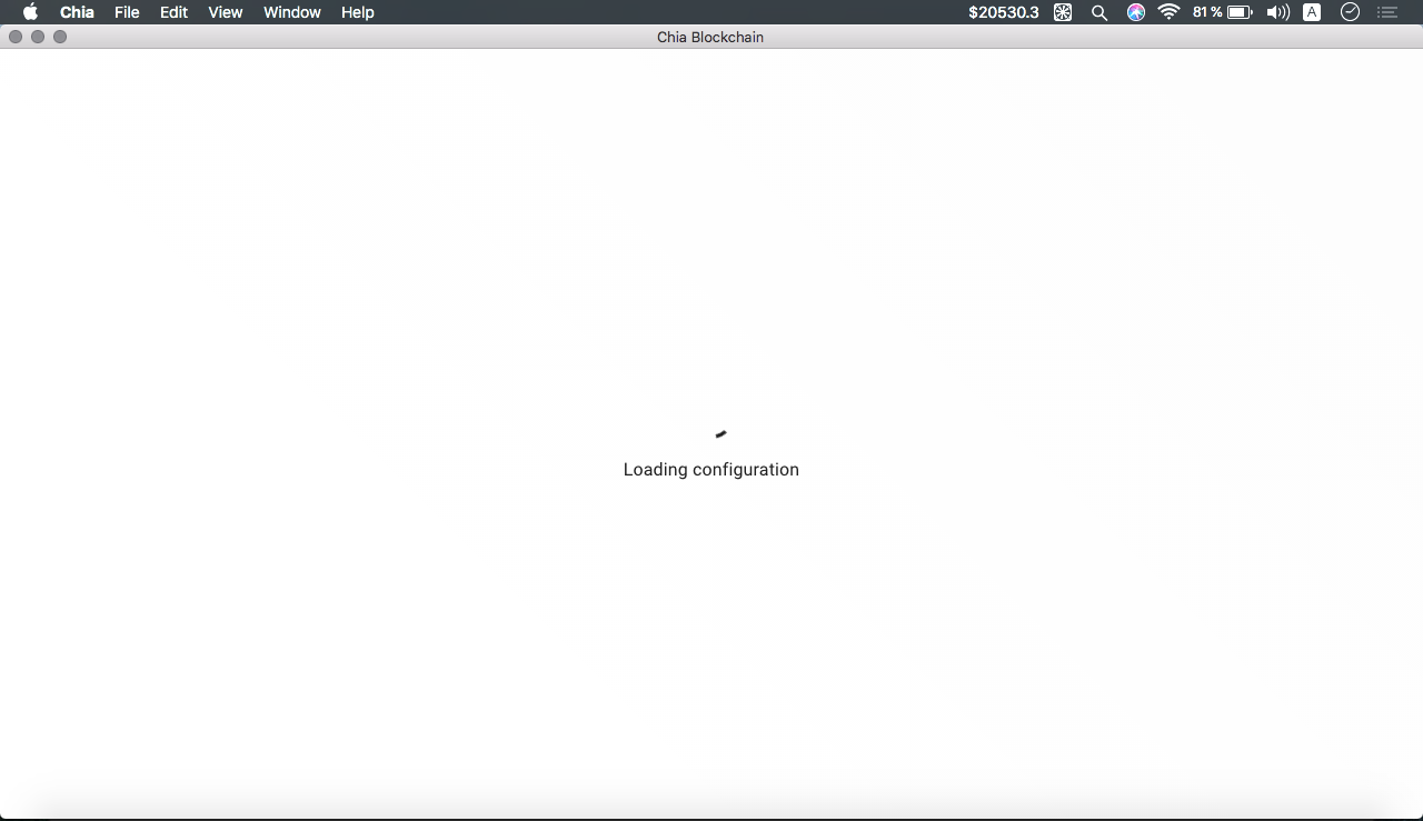 [Bug] stuck loading configuration at programm start · Issue #12313 · Chia-Network/chia ...