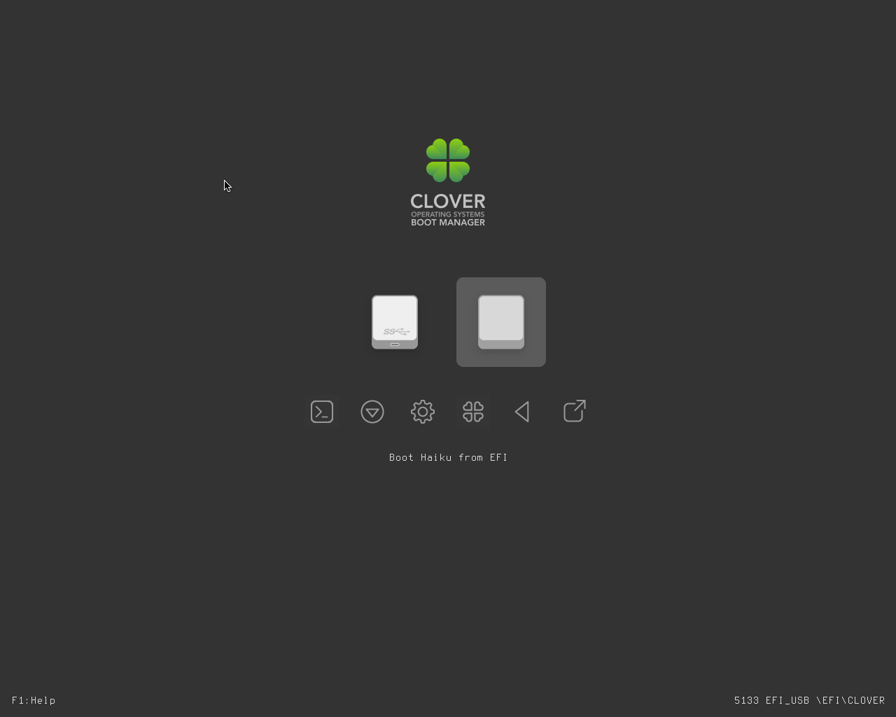 Clover unable to find the Haiku install · Issue #383 · CloverHackyColor/CloverBootloader · GitHub