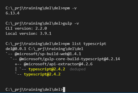 Error - typescript - node_modules/@pnp/sp/appcatalog/types.d.ts(29,33 ...