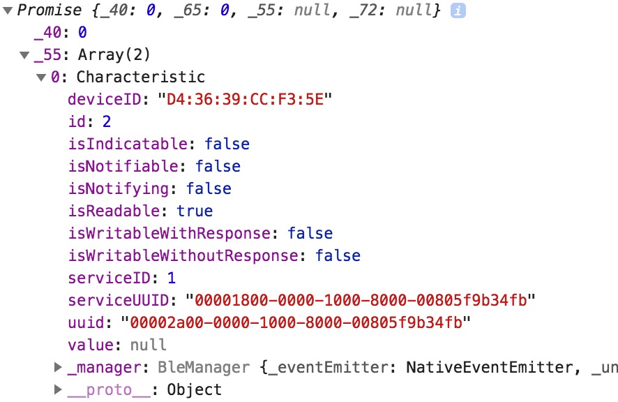 isWritable fields false · Issue #321 · dotintent/react-native-ble-plx · GitHub