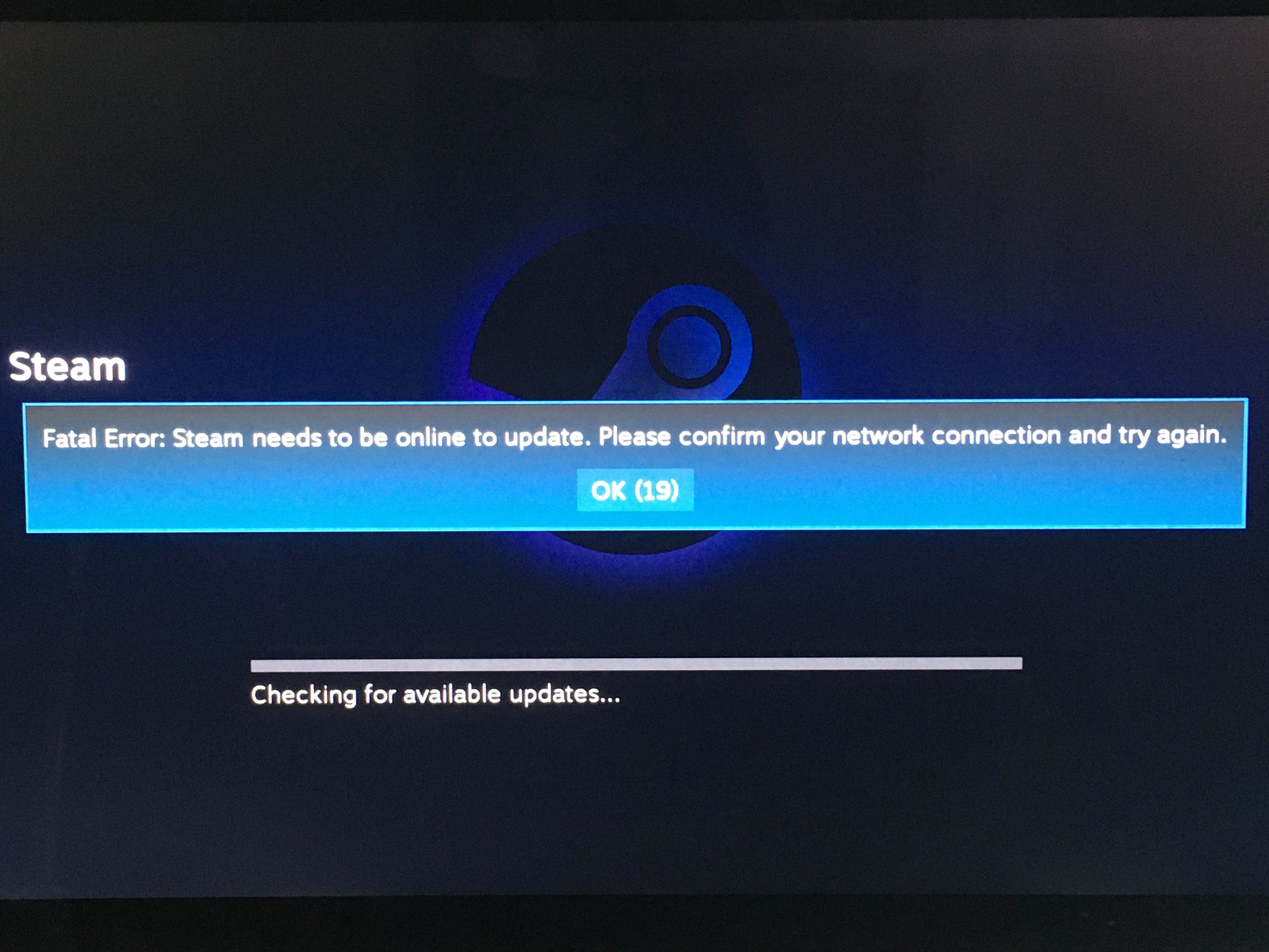 Reboot Loop If Network Blocks Steam · Issue #558 · ValveSoftware/SteamOS · GitHub