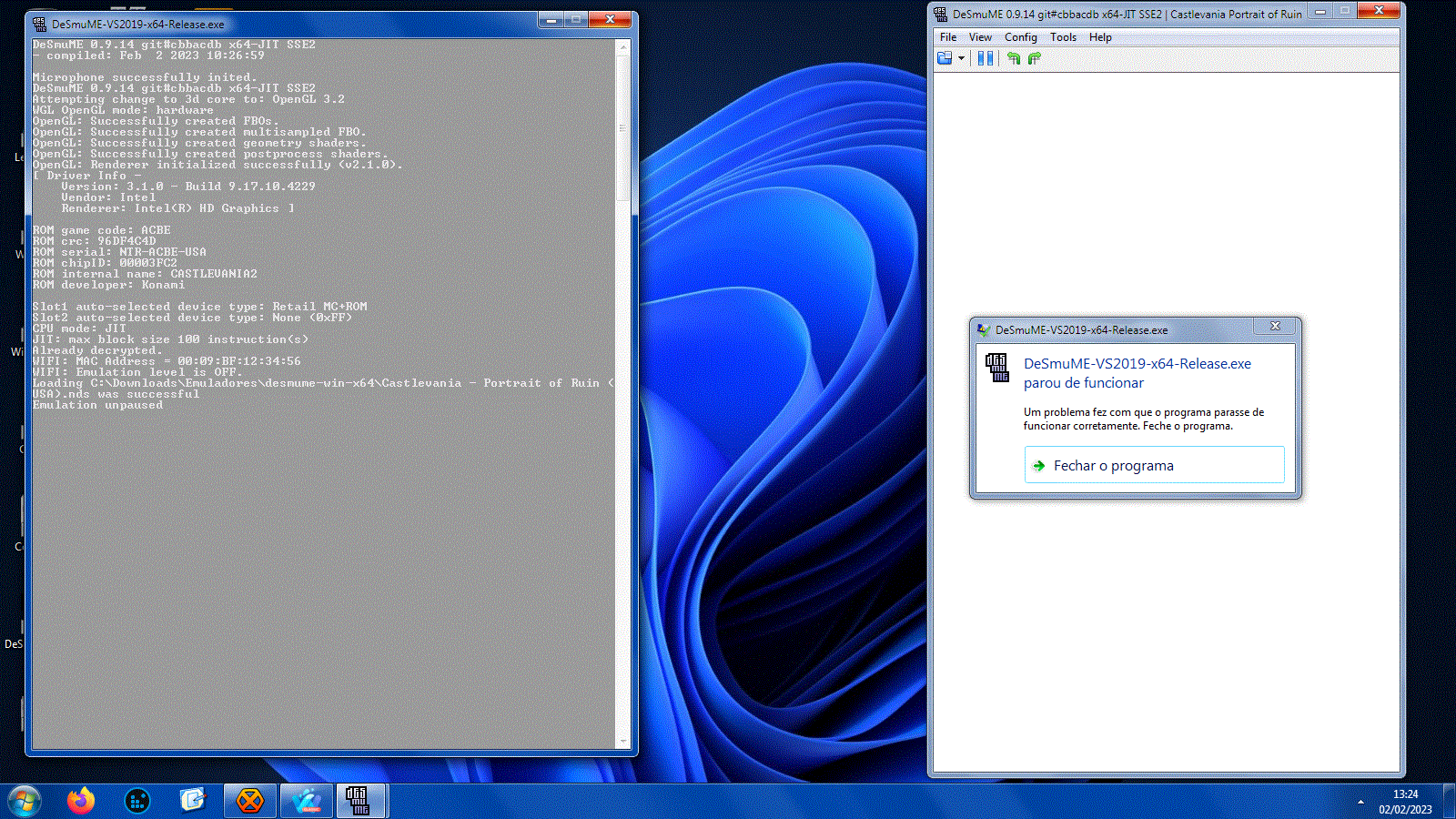 Crash When Using Opengl Old Or Opengl 32 · Issue 630 · Tasemulators
