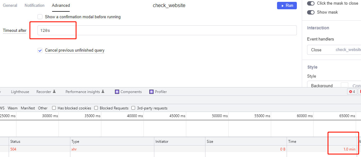query request time out · Issue #288 · openblocks-dev/openblocks · GitHub