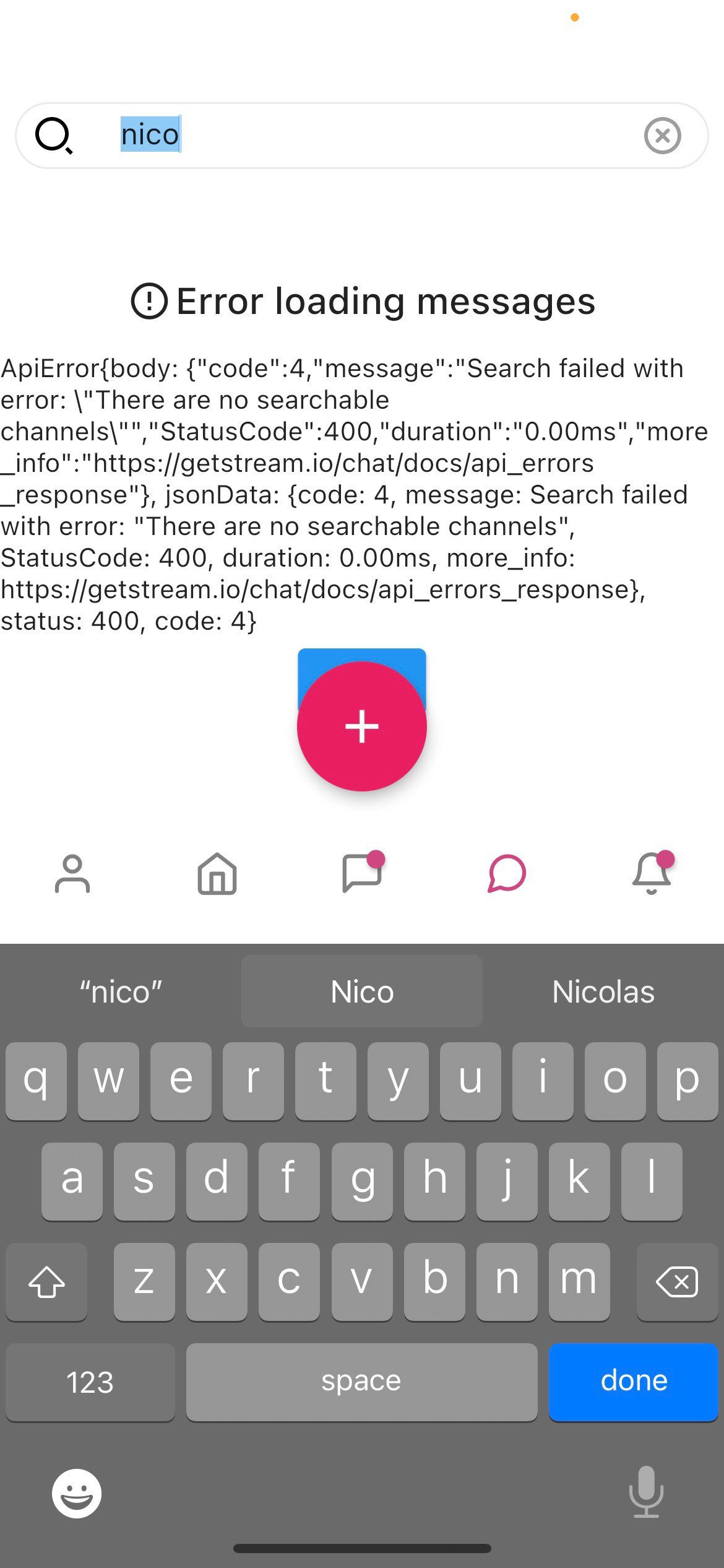[Bug ?] There are no searchable channels · Issue #19 · GetStream/flutter-samples · GitHub