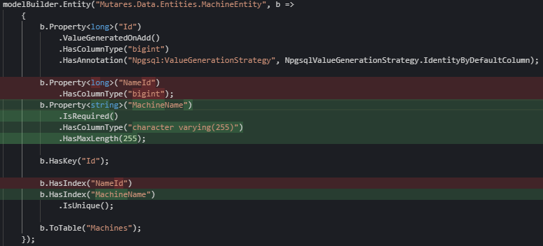Remove migration results in invalid snapshot · Issue #19827 · dotnet/efcore · GitHub