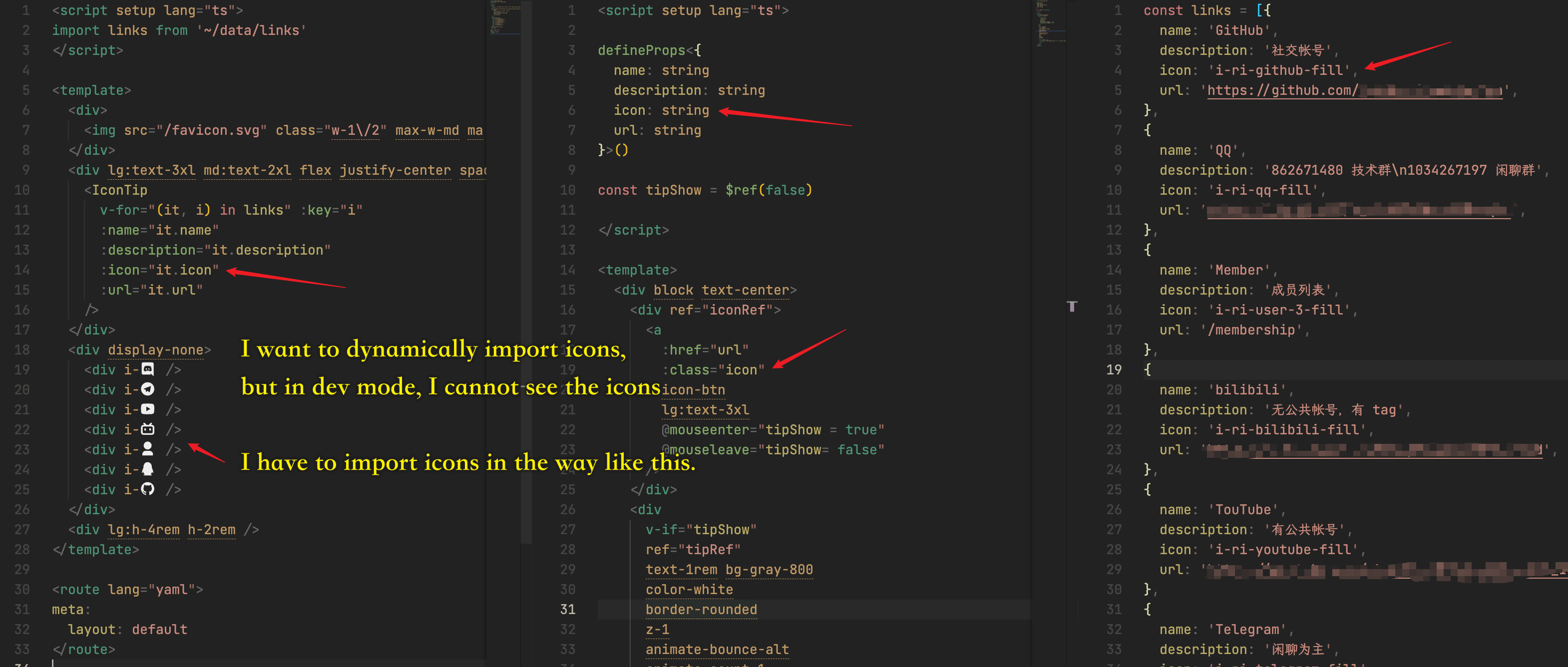 How To Dynamically Import Icons Instead Of Directly Use Them In Templates · Issue 955 · Unocss 5559