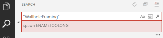 I Opened Some Big Number Of Files Tried To Search In Them With Ctrl Shift F But I Got A