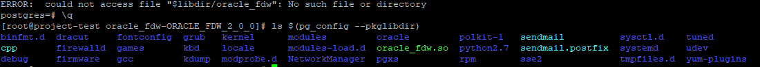 could not access file "$libdir/oracle_fdw": No such file or directory · Issue #346 · laurenz ...