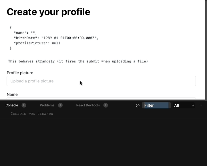 Fileinput And Form Onsubmit · Issue 1856 · Mantinedevmantine · Github