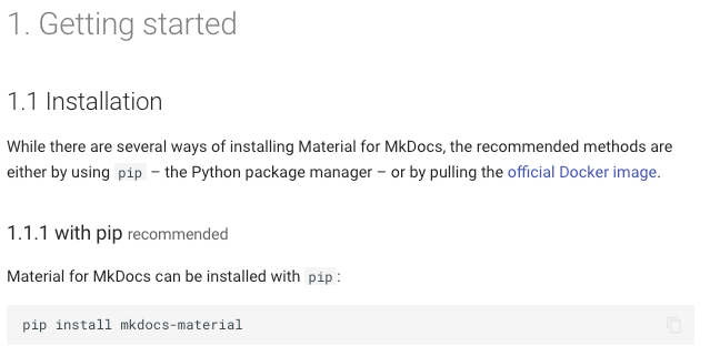 Add Support For Mkdocs Enumerate Headings Plugin · Issue 1661 · Squidfunkmkdocs Material · Github