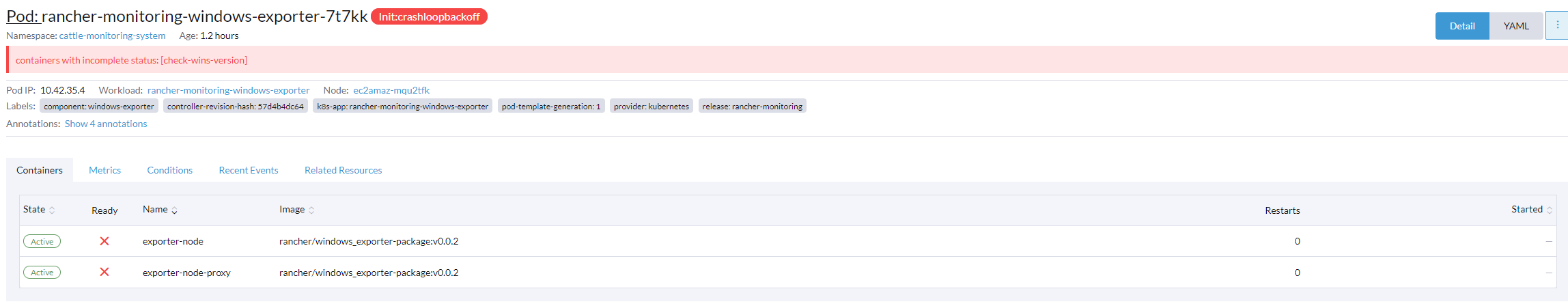 [2.6] v2 monitoring will not deploy on RKE2 windows clusters · Issue #94 · rancher/windows · GitHub