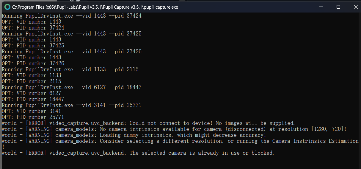 No Video feed on Windows 11 on HP EliteBook 845 · Issue #2295 · pupil-labs/pupil · GitHub