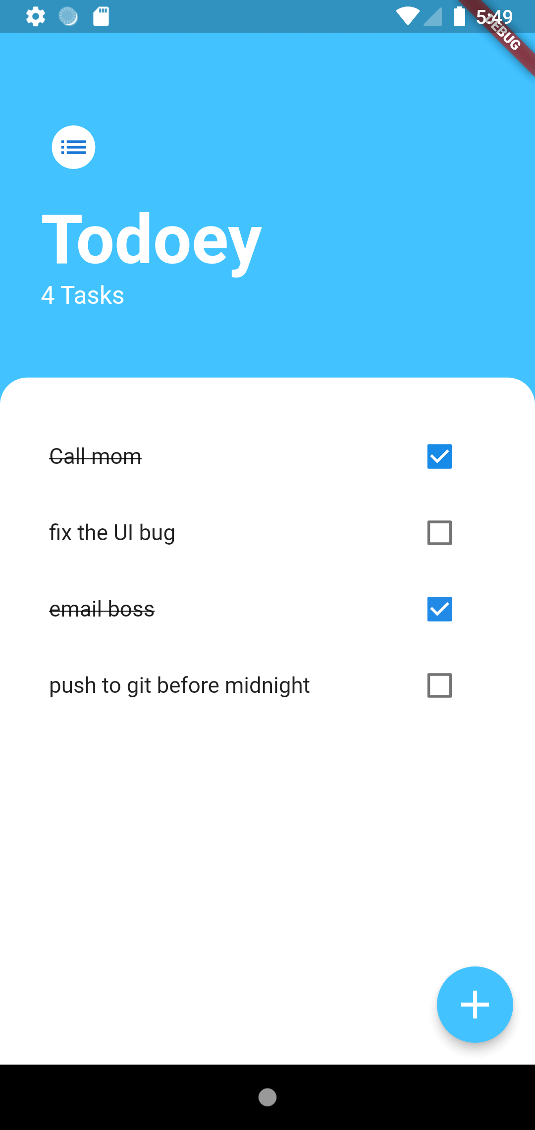 GitHub - master-8702/flutter_todoey: a todo list keeper mobile app, made with flutter.