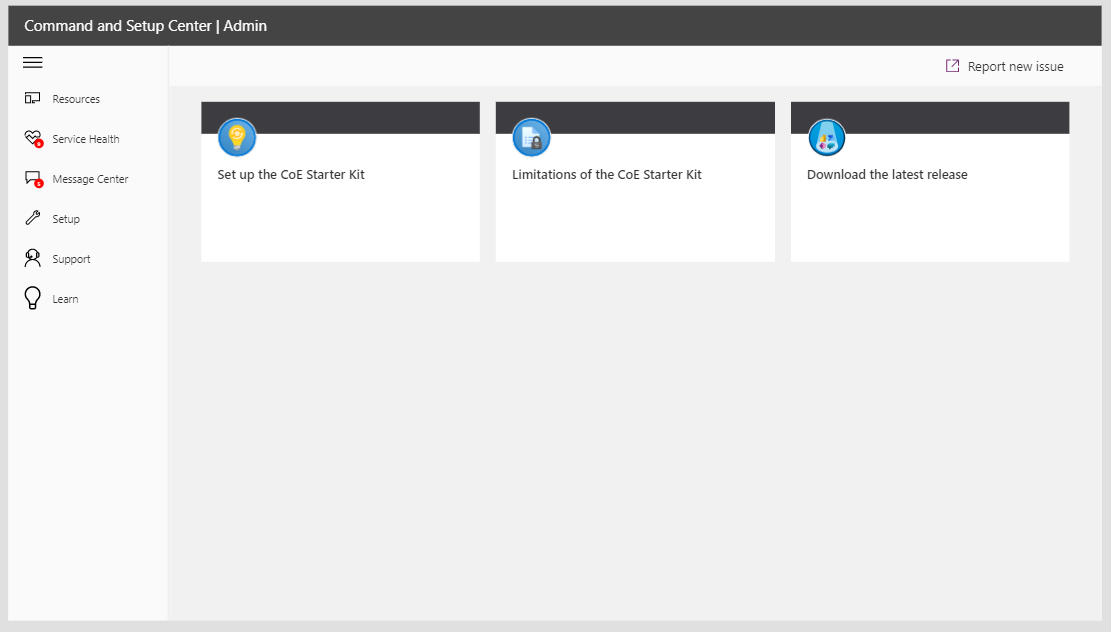 [Core Components] Admin - Command Center · Issue #427 · microsoft/coe ...