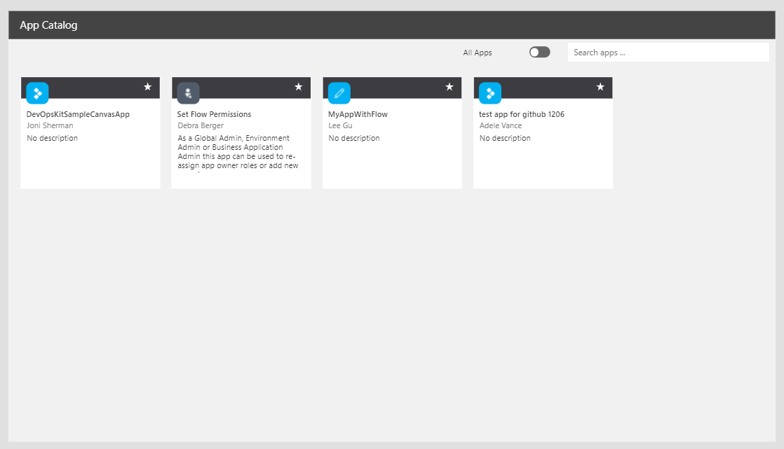 [CoE Starter Kit] App Catalog - update with feedback option and other ...