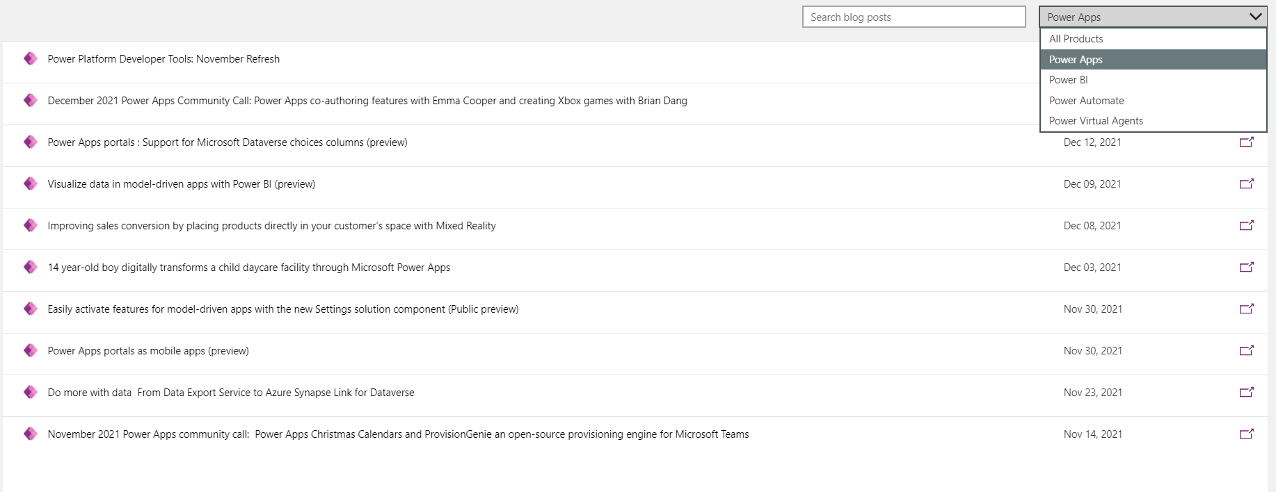 [CoE Starter Kit] Maker Command Center - add filter and search ...