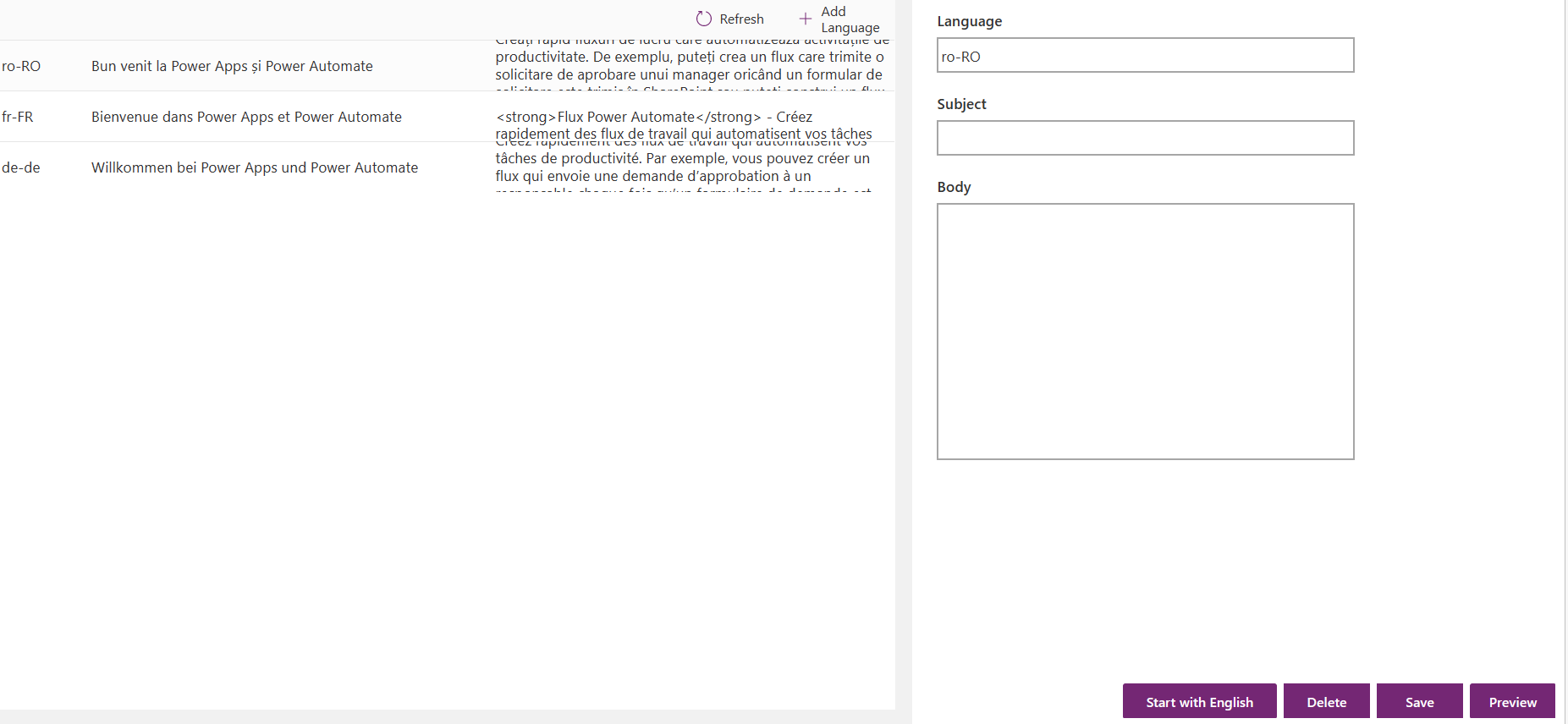 [CoE Starter Kit - QUESTION] Email localizations for multilingual environments · Issue #4485 ...