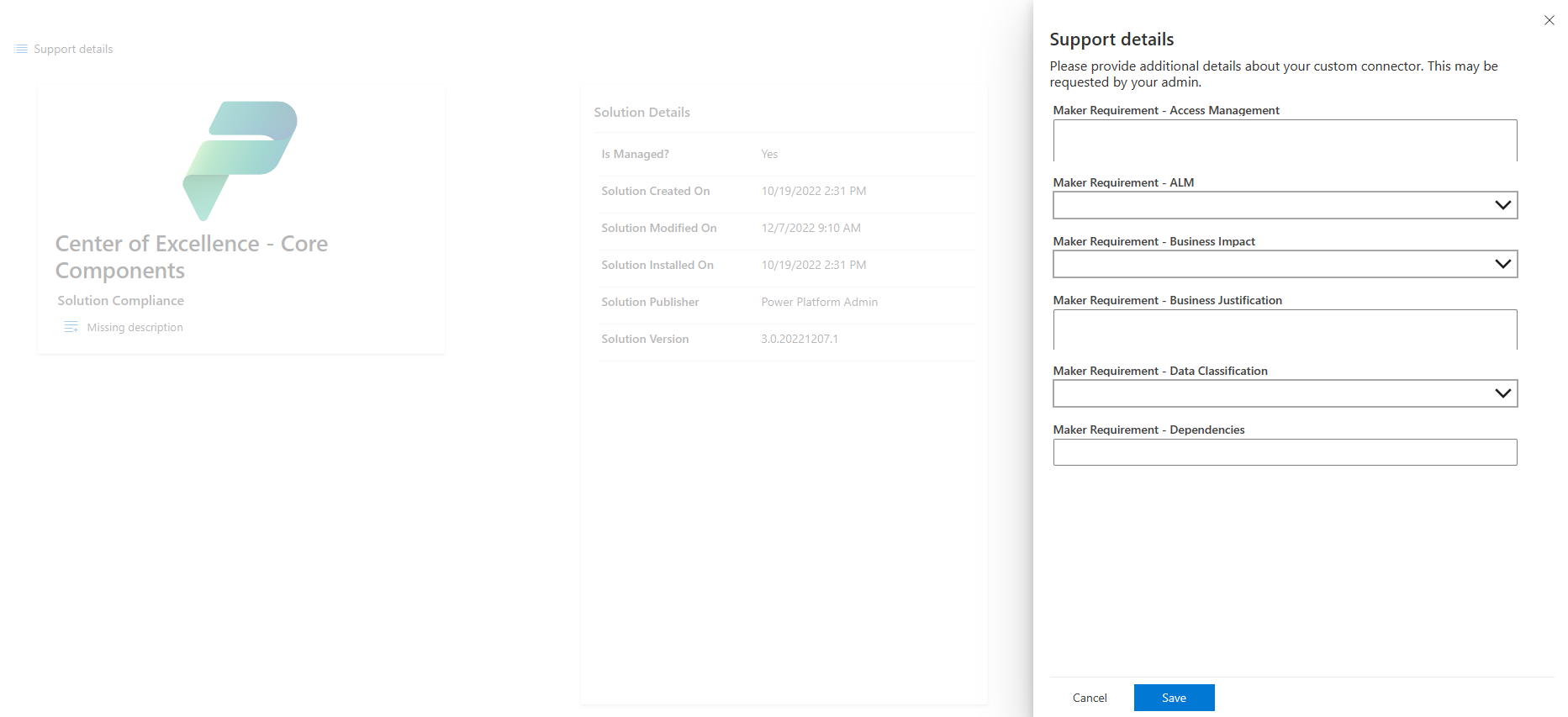 Coe Starter Kit Feature Compliance For Solutions Rather Than 