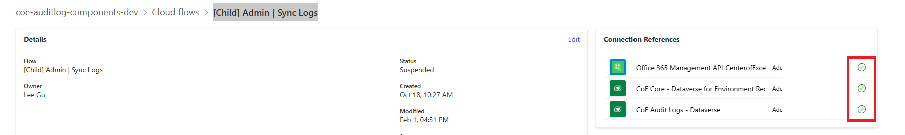[CoE Starter Kit - QUESTION] Authorization denied when using custom ...