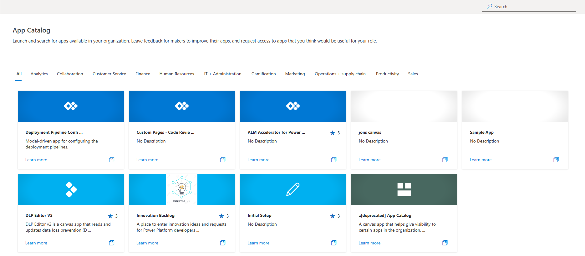 [CoE Starter Kit - Feature]: App Catalog - Launch app from card · Issue ...