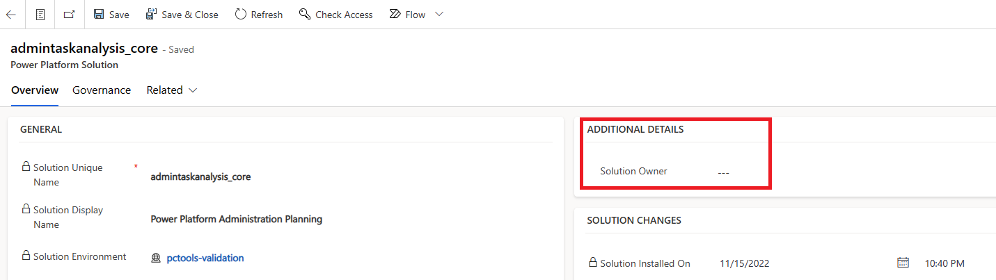 [coe Starter Kit Feature] Add Solution Owner Manual Lookup Field · Issue 5286 · Microsoft