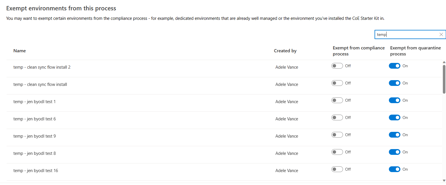 [CoE Starter Kit - Feature]: A search box on setup wizards to look for ...