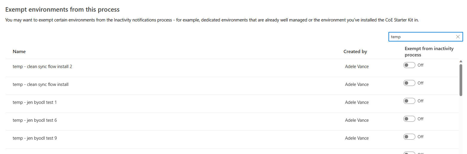 [CoE Starter Kit - Feature]: A search box on setup wizards to look for ...