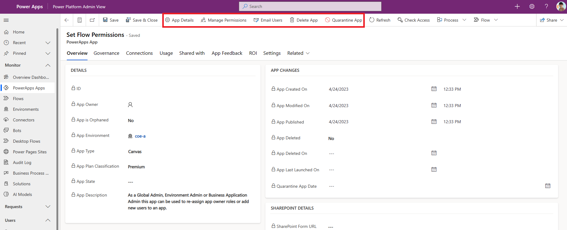 [CoE Starter Kit - QUESTION] Power Platform Admin View sharing · Issue #5530 · microsoft/coe ...
