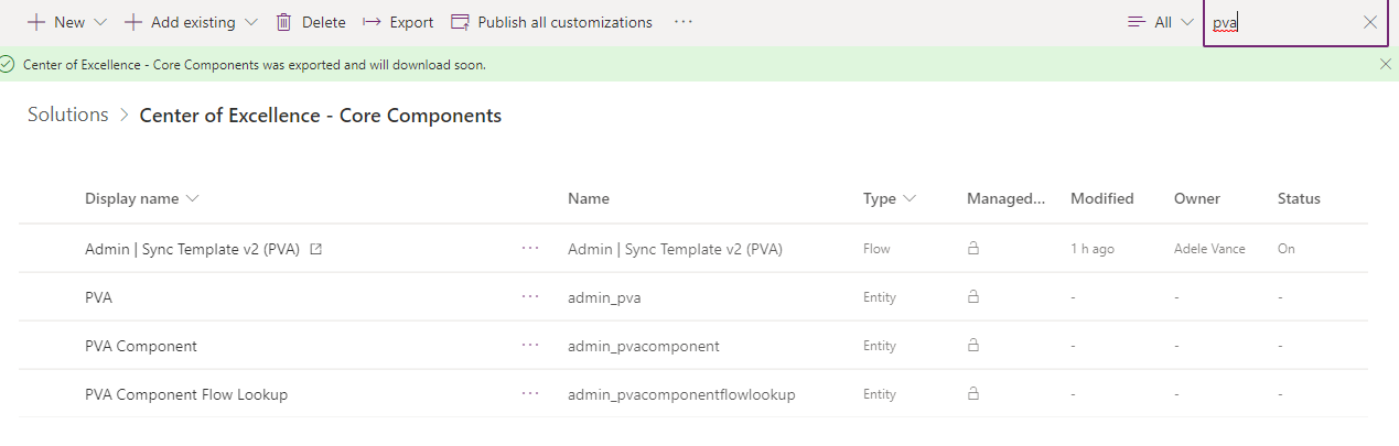 [BUG]: Does COE Apps dashboard report shows only canvas apps or model ...