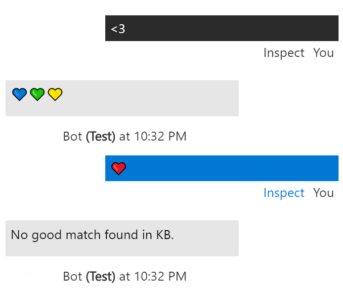 QnA Maker does not support Emoji or Emoticons | No good match found in KB · Issue #1418 ...