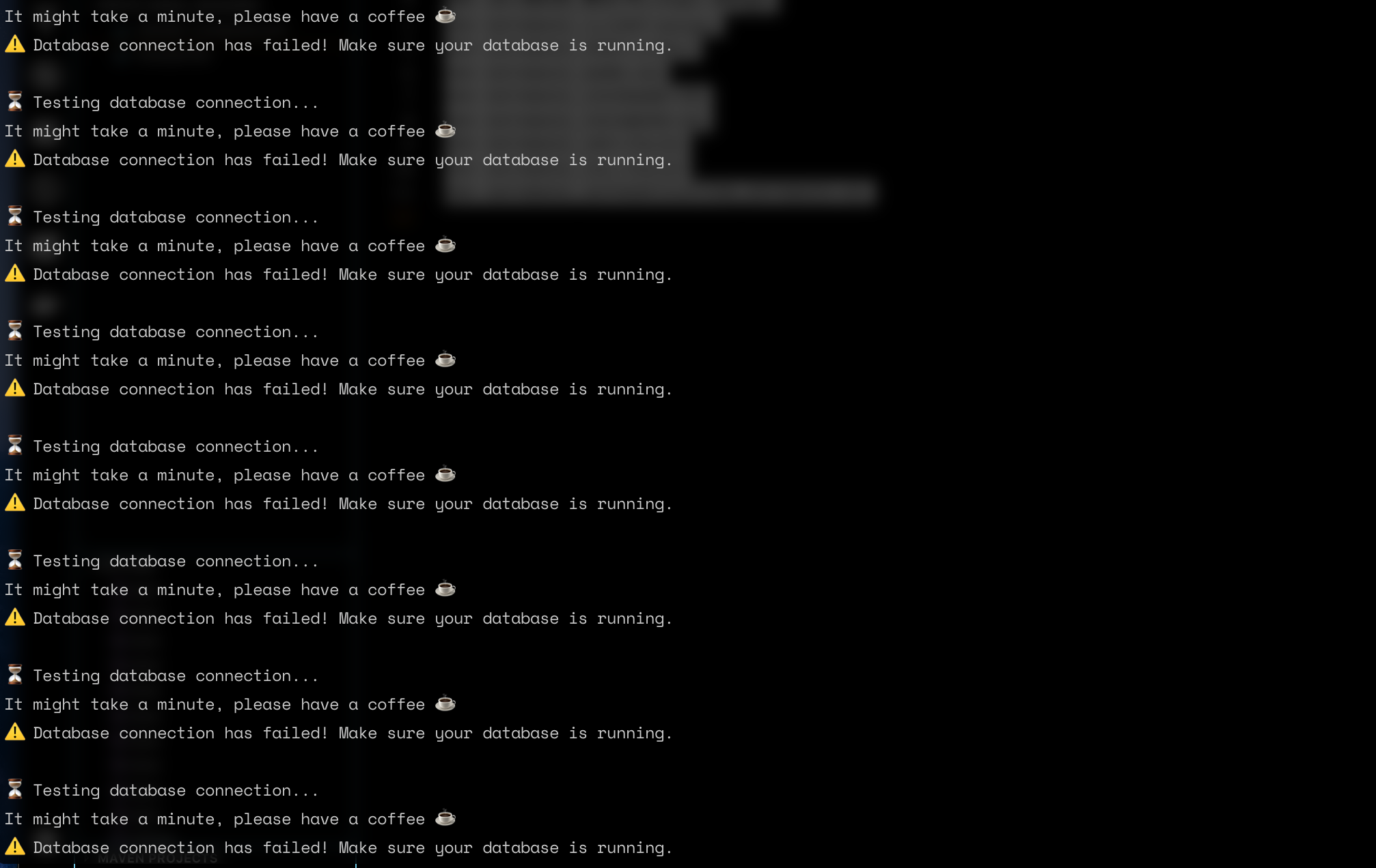 Database connection has failed! Make sure your database is running. · Issue #133 · strapi/strapi ...