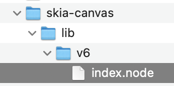 rebuild step not recognizing native dependency skia-canvas in cross-compile scenario · Issue ...
