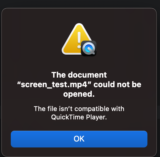 Video capture - failed recording my screen on mac os, output is ... Video capture - failed recording my screen on mac os, output is ...