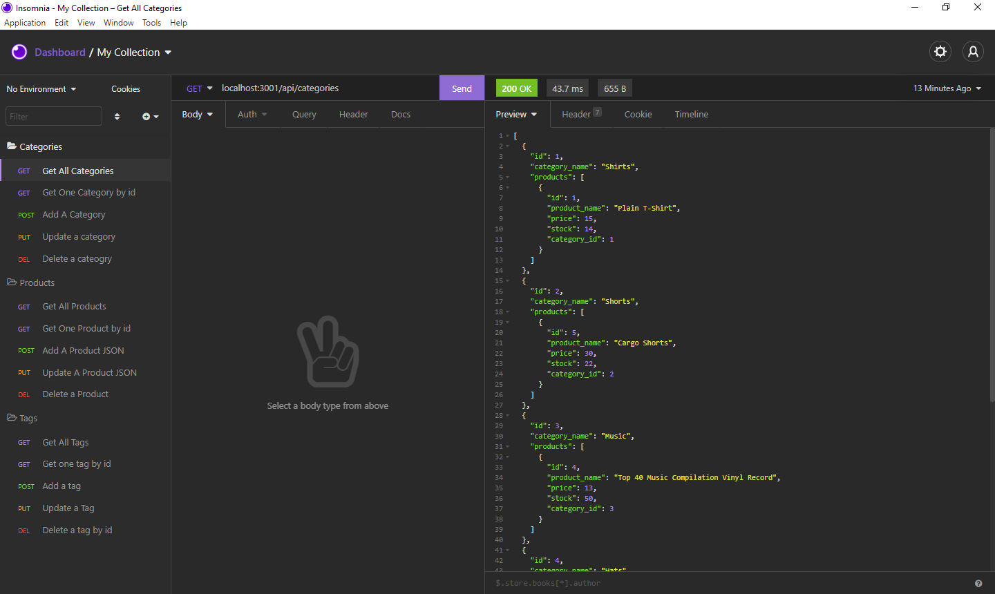 GitHub - lvaillancourt8/E-Commerce-Back-End: Bootcamp Week 13 Assignment - create the back end ...