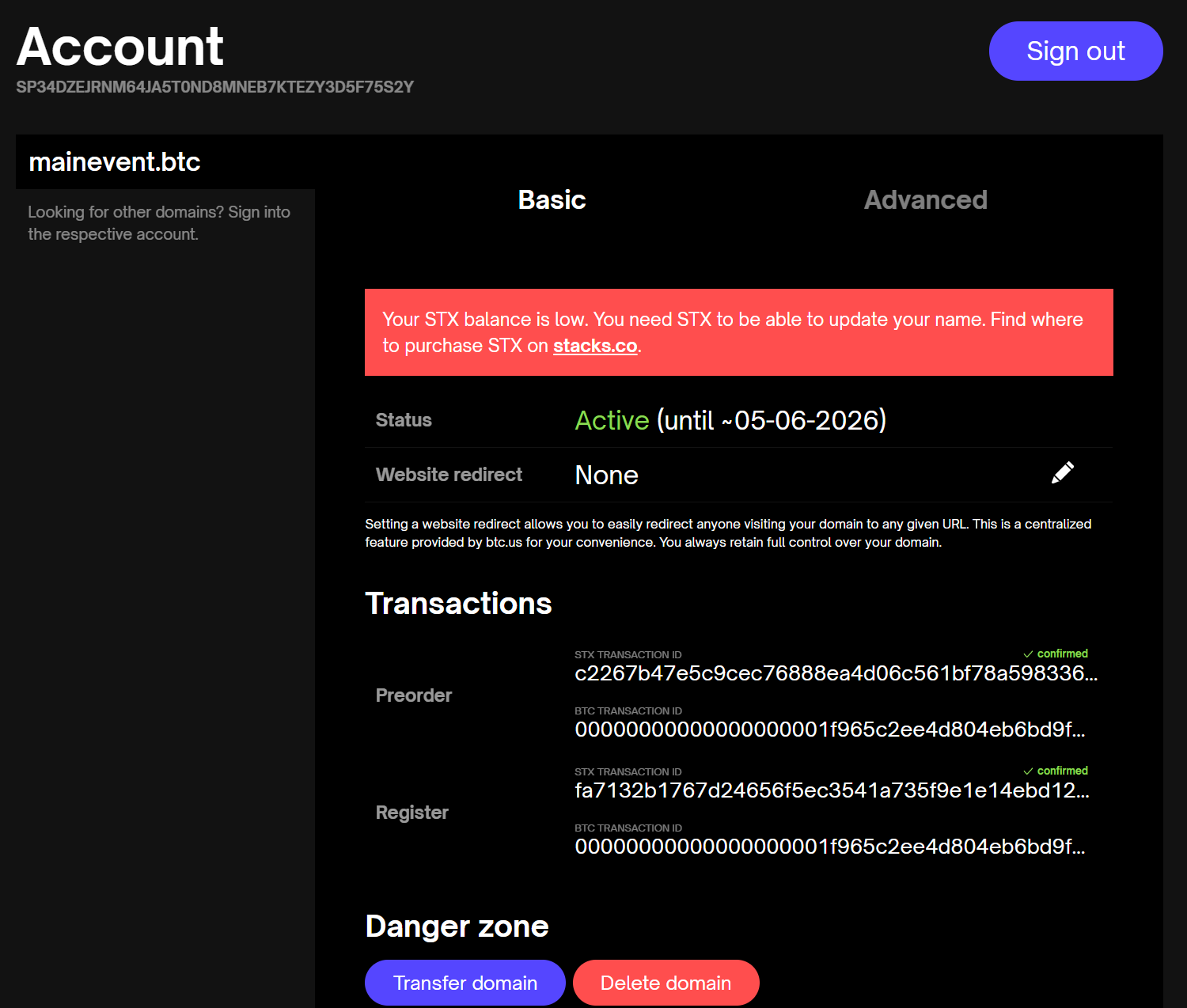 Registered btc domain names not showing · Issue #1504 · leather-io/extension · GitHub