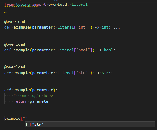 Autocomplete of Literal value only takes last overload into account · Issue #4428 · microsoft ...