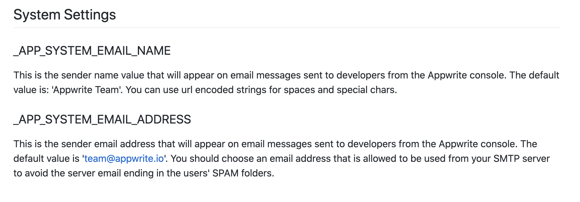 Change "Appwrite Team" on the invitation email · Issue #348 · appwrite/appwrite · GitHub