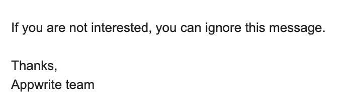 Change "Appwrite Team" on the invitation email · Issue #348 · appwrite/appwrite · GitHub