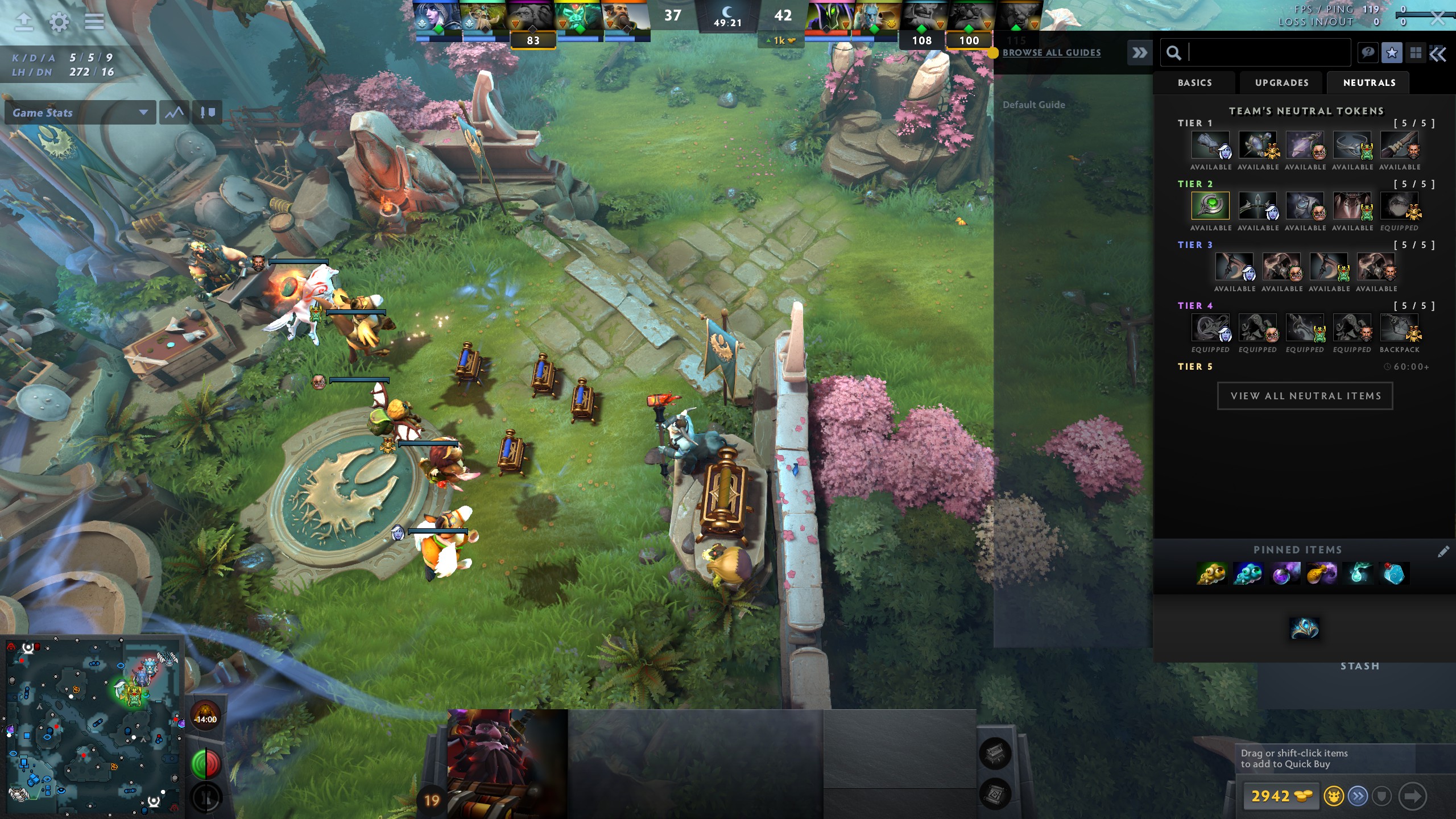 734c 4 Vindicators Axes Showing In Base From Nowhere · Issue 12575 · Valvesoftwaredota2