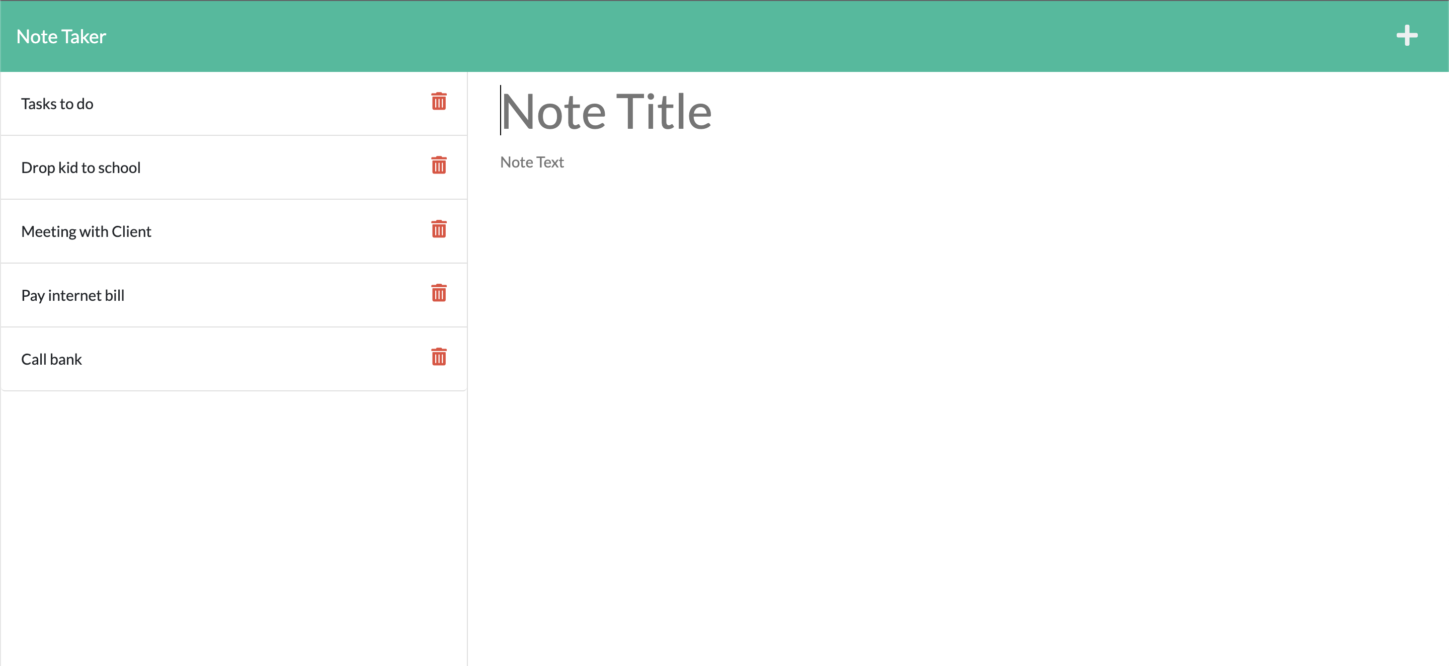 GitHub - daniel-vergil/note-taker