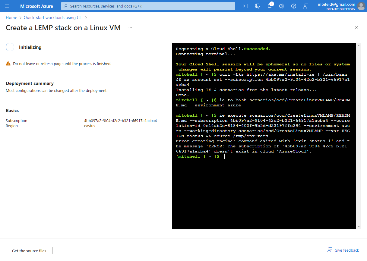 Error Reporting When IE Command Fails · Issue #103 · Azure/InnovationEngine · GitHub